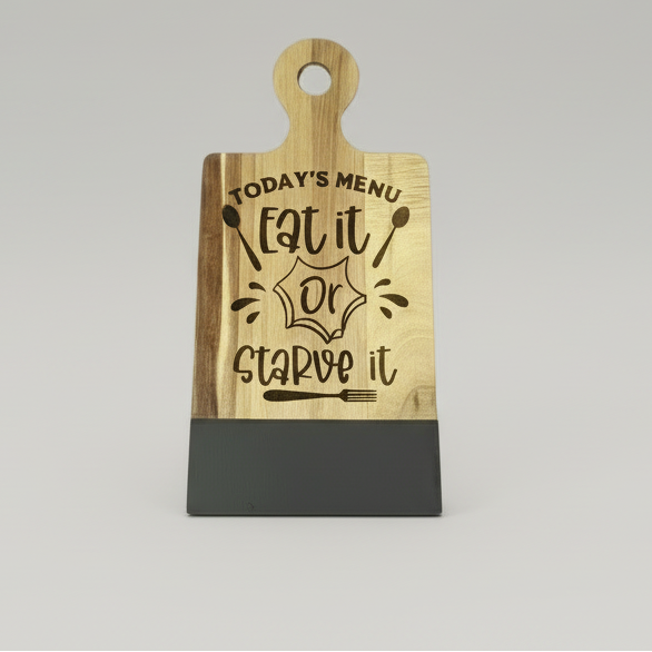 Today Menu Cutting Board – Carved Willow